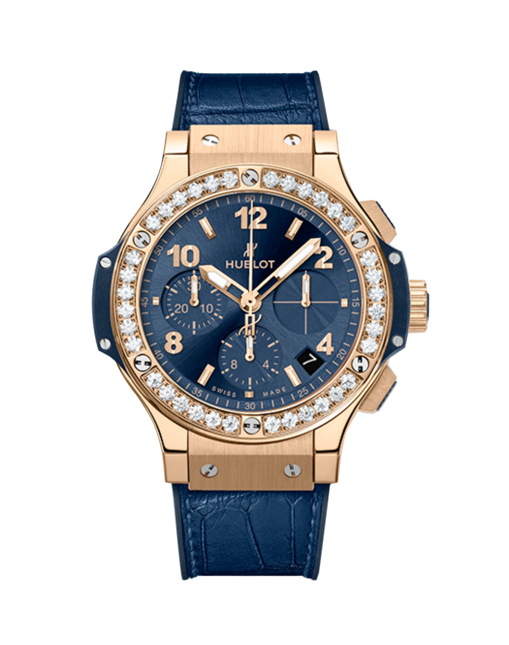 Hublot Big Bang Gold Blue Diamonds 41 mm | The Hour Glass Official