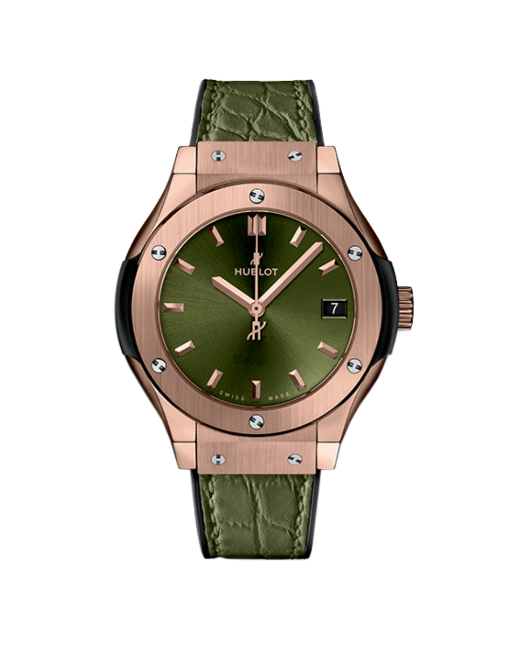 Hublot Classic Fusion King Gold Green 33 mm | The Hour Glass Official